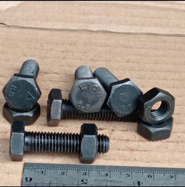 BAUT MUR BAJA M10x40 PANJANG 4CM KUNCI 17 Full Drat | Lazada Indonesia