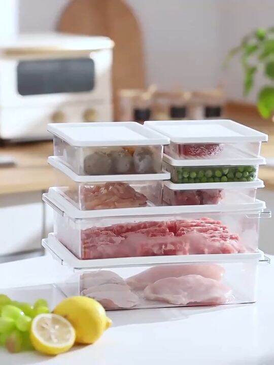 Transparent And Visible Refrigerator Preservation Box With Lid ...
