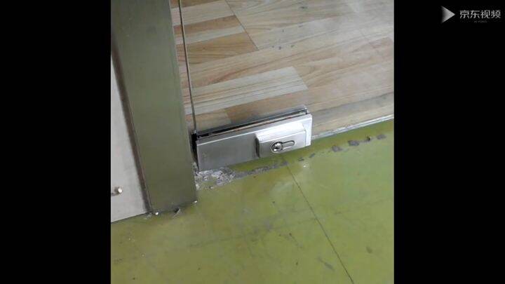 12mm Glass Door Floor Latch Stainless Steel Glass Door Lock Heavy Duty ...