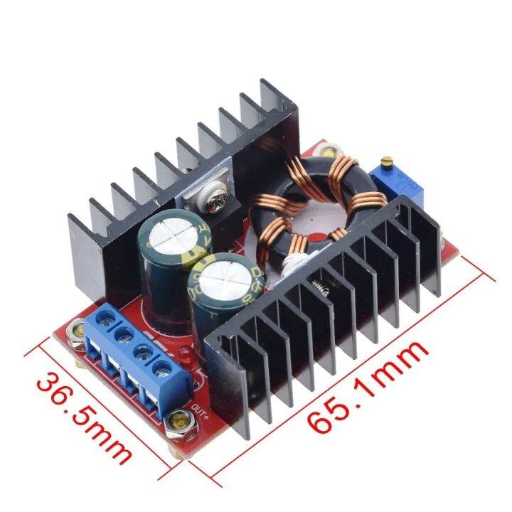 Step up dc to dc boost converter 6A 150W 10-32V ke 12-35V | Lazada Indonesia