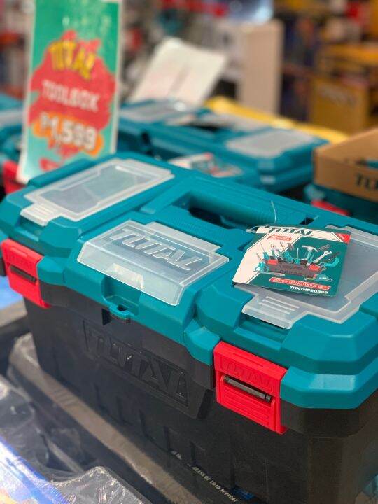 TOTAL TOOL BOX WITH 32PCS HAND TOOLS SET | Lazada PH