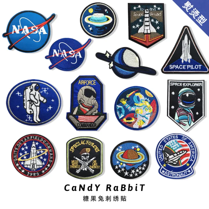NASA Astronaut NASA Spacecraft Cloth Sticker Patch Jacket Sweater ...