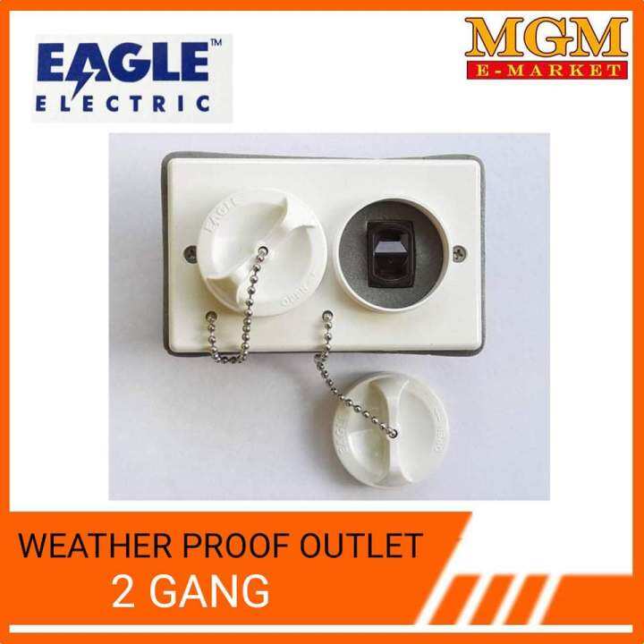 WEATHERPROOF OUTLET 2 GANG | Lazada PH