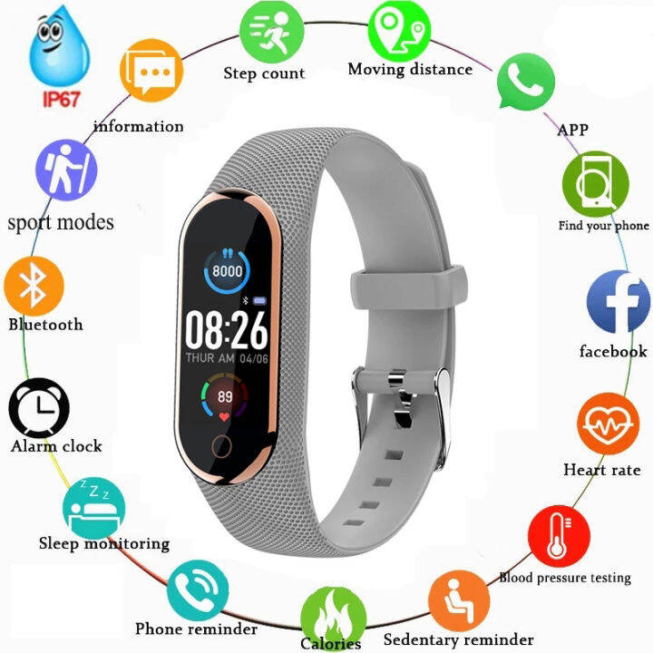 Original Xiaomi M8 Pro Smart Watch for Men Women Smart Watch Waterproof ...