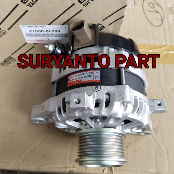Alternator Assy Dinamo Ampere Toyota Fortuner VRZ Hilux Revo Diesel 2GD ...
