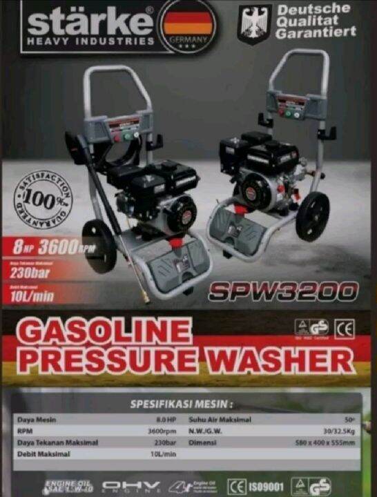 mesin steam STARKE SPW3200 / mesin semprot air STARKE SPW3200 / jet ...