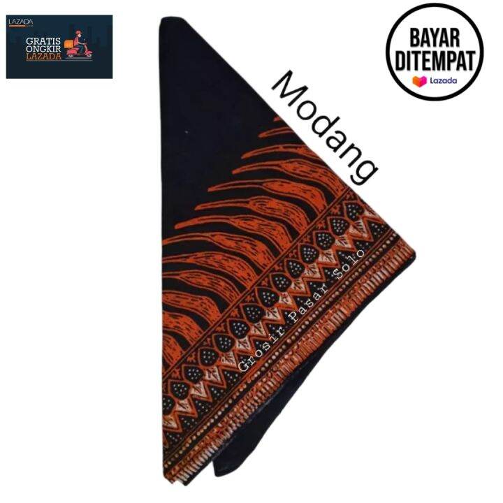 Iket Batik Segitiga Motif Modang | Lazada Indonesia