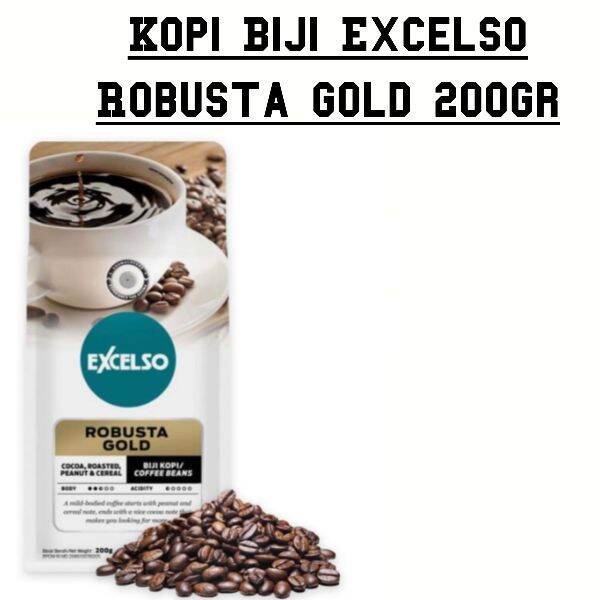 Excelso Robusta Gold Biji 200gr | Lazada Indonesia