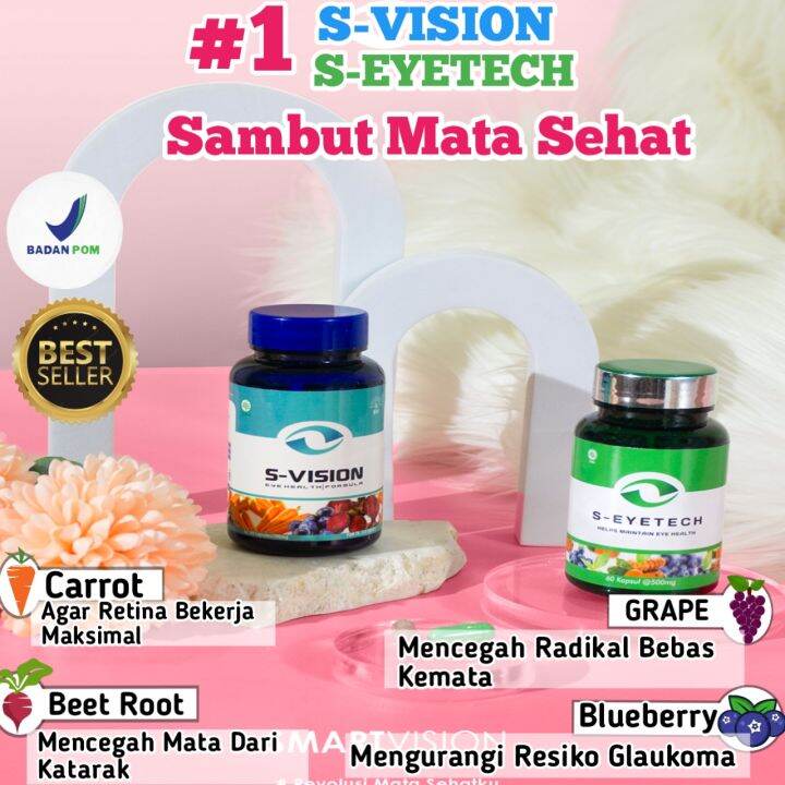 Smart Vision ( Suplemen kesehatan mata minus - plus - silinder | Lazada ...