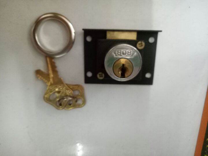 kunci lemari merk 808 asli realpic kunci laci kunci slorokan | Lazada ...
