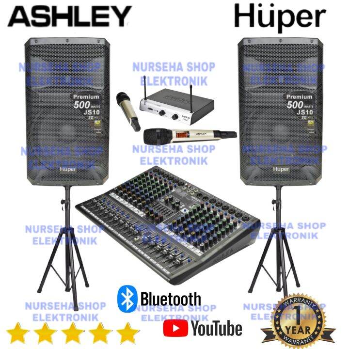 Paket speaker aktif Huper 15 inch JS10 paket Sound System Huper 15 inch ...