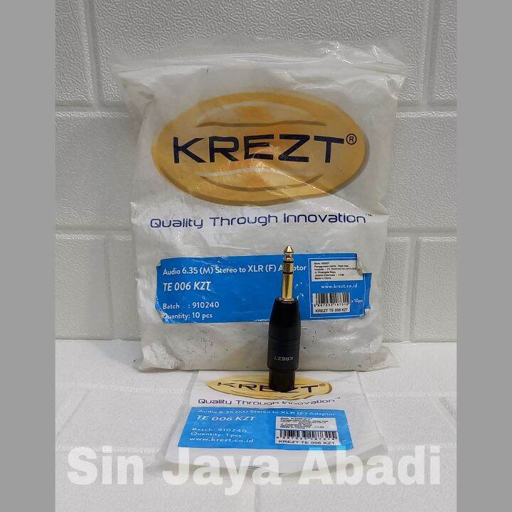 TE 006 Connector Jack Akai Stereo To Canon XLR Female KREZT TE006 KZT ...