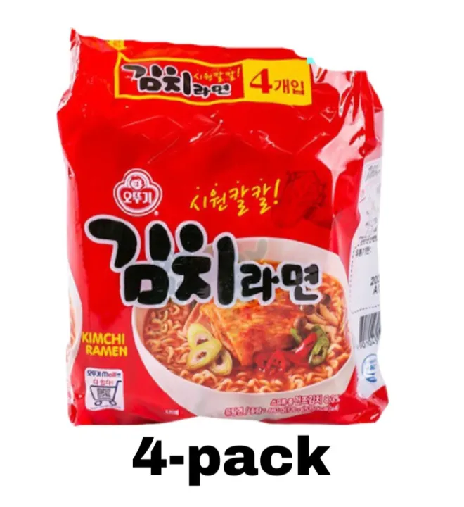 Kimchi Noodle 4pack ( Korean Ottogi Kimchi Ramyun) | Lazada PH