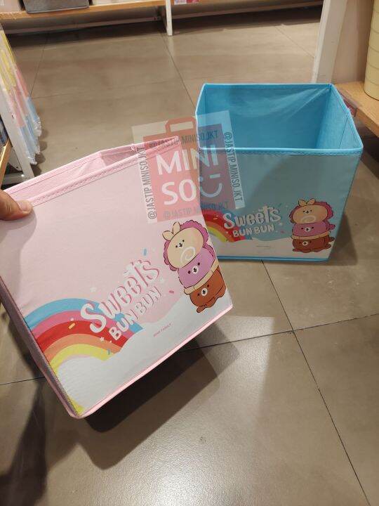 MINISO 🆕 Storage Cube MINI FAMILY SWEETS Series (sz.27x27x27cm ...