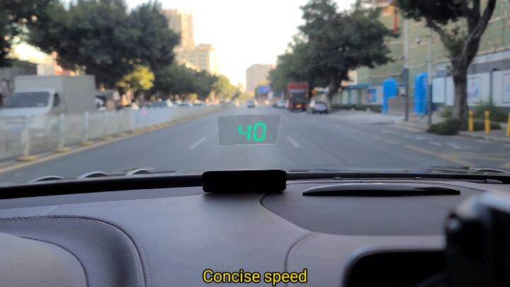 M1 Hud Displays Car Speed And Warning Uses GPS To Connect Via USB Port - No Need OBD Port ...