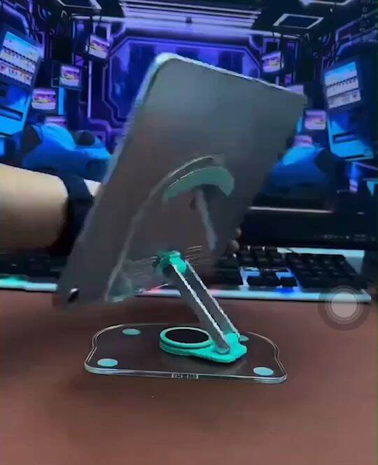 พร้อมส่ง แท่นวางโทรศัพท์ DESKTOP KF-Z11 แท่นวางโน๊ตบุค พร้อมที่วางมือถือ ปรับระดับได้7ระดับ หมุน ...