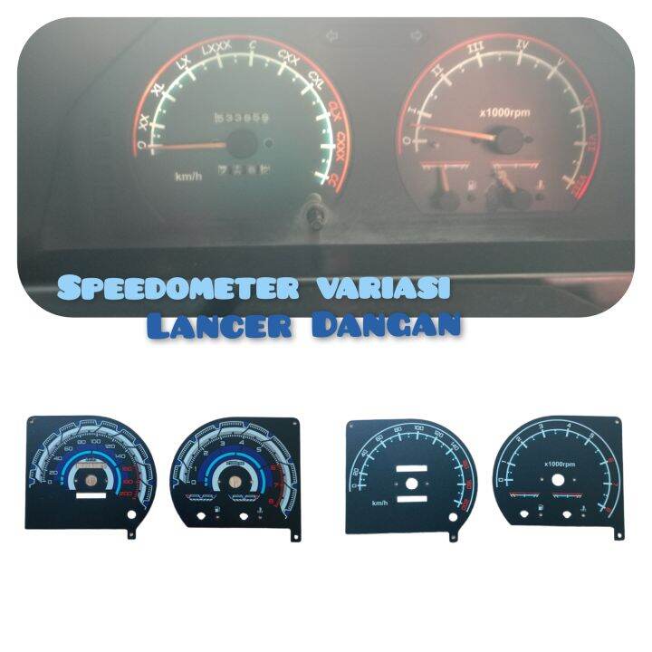 Papan Speedometer Variasi Lancer Dangan | Lazada Indonesia