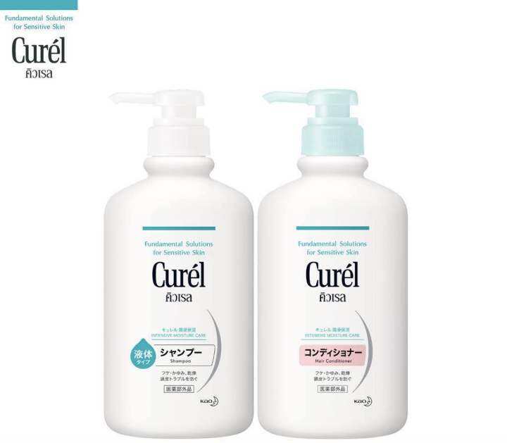 Curel INTENSIVE MOISTURE CARE Shampoo / Conditioner ขวดปั้ม ถุงเติมและ ...