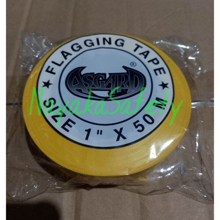 Flagging Tape Kuning 1" x 50 mtr / Pita Penanda Survey 24mm x 50 mtr ...