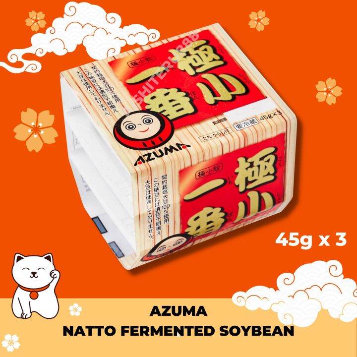 Japan Azuma Natto Fermented Soybean 45gx3 | Lazada PH