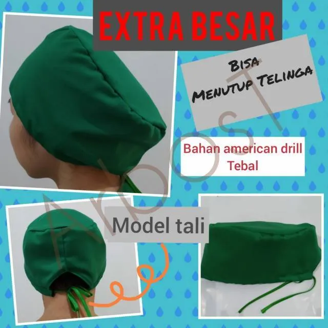 Topi Operasi Surgical CapTopi Koki Topi Pekerja Pabrik Topi Masak Topi ...