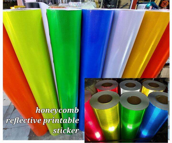 Honeycomb Reflective Sheeting PVC Printable ecosolvent Home Decorative ...