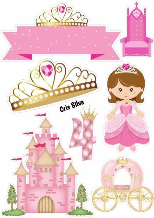 Topper kue princes putri bisa custom nama | Lazada Indonesia