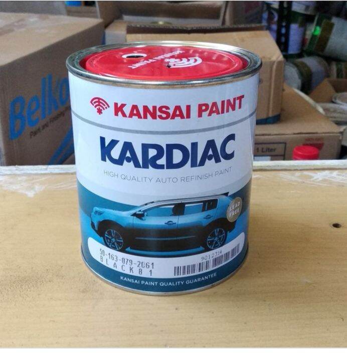 cat hitam kardiac hitam mengkilap/hitam pekat 1kg | Lazada Indonesia