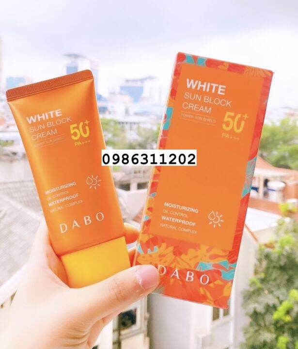Kem chống nắng trắng da DABO White Sunblock Cream SPF50 PA+++ 70ml ...