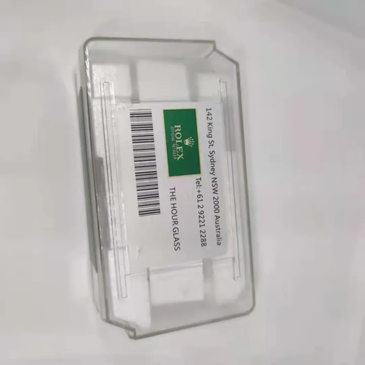 Rolex Watch Transport Plastic Transparent Watch Box Green Water Ghost ...