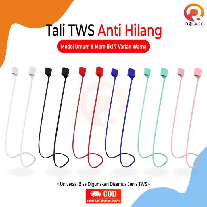 [RO ACC] TALI TWS PRO SILIKON LEHER HEADSET EARPHONE AIR ANTI LOST ...