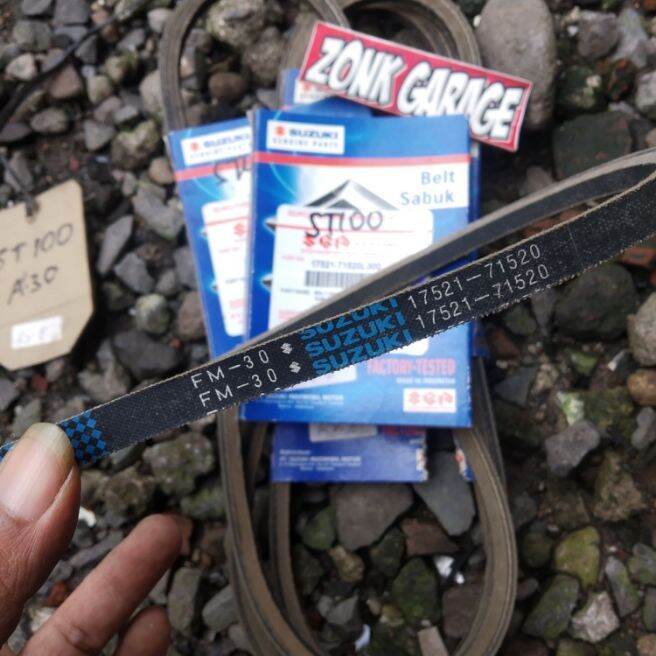 vanbelt sabuk fan belt water pump Suzuki carry st100 Jimny katana fm-30 17521-71520 | Lazada ...