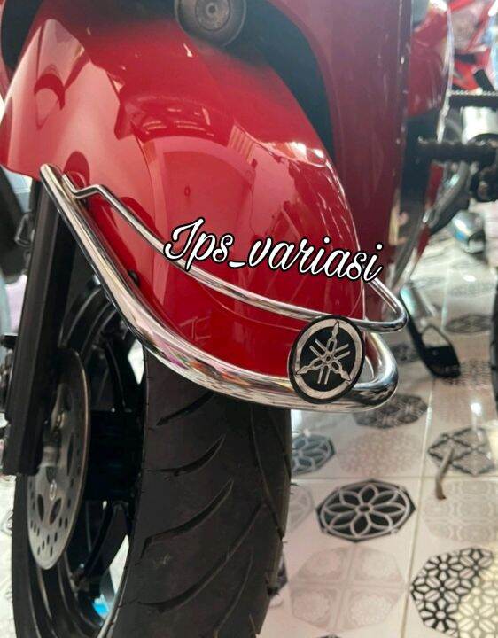 bumper fazzio/besi bumper Lis spakbor depan Yamaha fazzio | Lazada ...