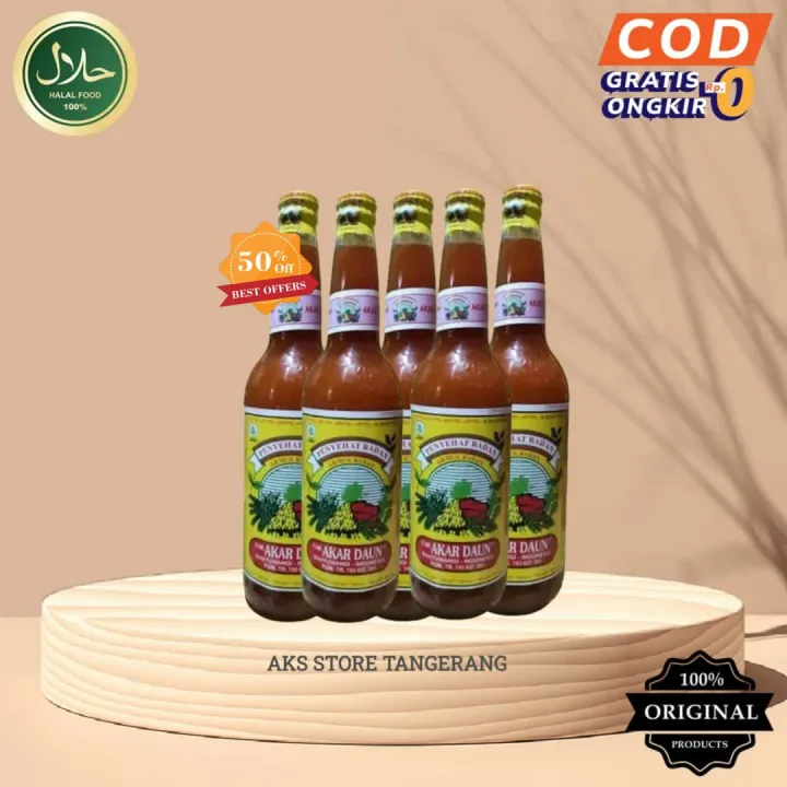 Jamu Cap Akar Daun Penyehat Badan Dan Penggemuk Badan 600 Ml | Lazada ...