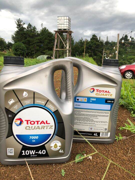 total SAE 10w40 4L original / Total quartz7000 10w40 original 100% ...