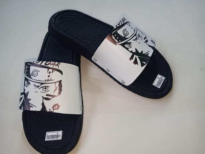 SANDAL PRIA TERBARU//SANDAL ELMO//KARAKTER NARUTO PRINT | Lazada Indonesia