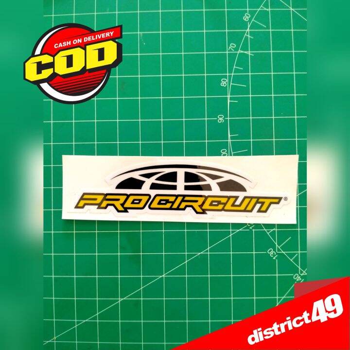 Sticker print and cut Pro Circuit - Stiker print and cut laminasi tahan ...