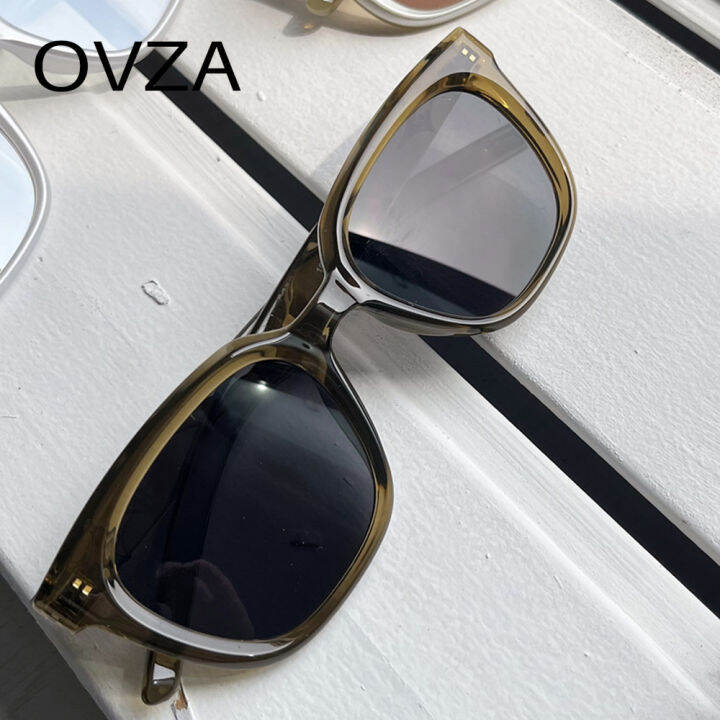 OVZA 2023แว่นตากันแดดสไตล์ Y2K ใหม่แว่นกันแดดผู้ชายสี่เหลี่ยม UV400ผู้หญิง S8007สีมุกกรอบไล่สี ...