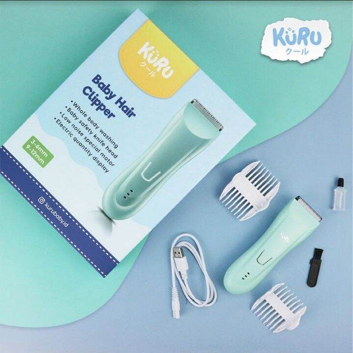 KURU Electric Baby Hair Clipper - Alat Cukur Rambut Bayi Elektrik ...