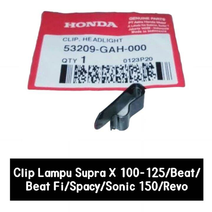 Honda Genuine Parts 53209-GAH-000 Clip klip klem lampu depan Supra X ...