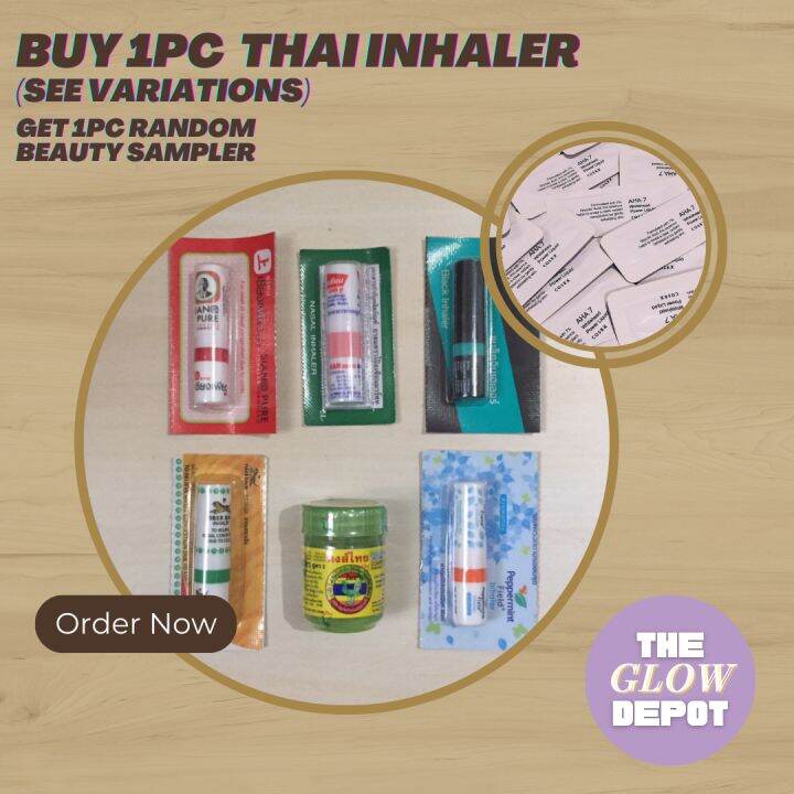 Thai NASAL INHALER, OIL AROMATICS, HERB INHALER, Ointments (Variations ...
