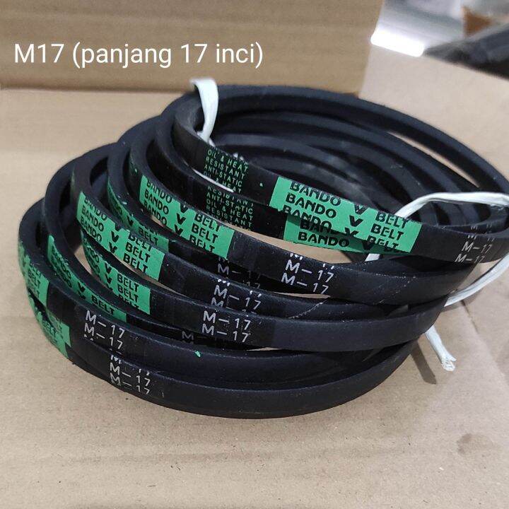 V belt M 17 Panjang keliling 17 inch fanbelt M17 | Lazada Indonesia