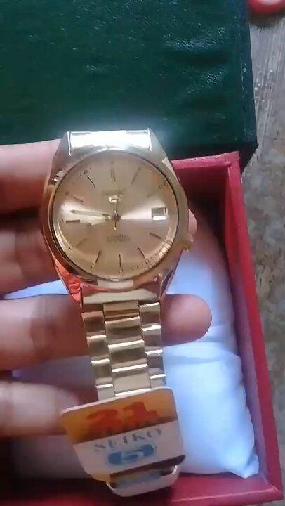 Jam Tangan Seiko 5 Saiko Pria Wanita 21 Jewels Automatic Otomatis ...