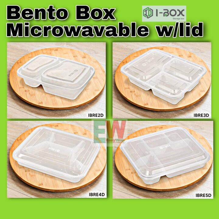 BENTO Box IBox 2,3,4,5 Dimensions Microwavable containers | Lazada PH