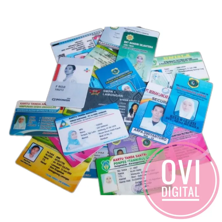 CETAK DAN DESAIN KARTU ID CARD | Lazada Indonesia