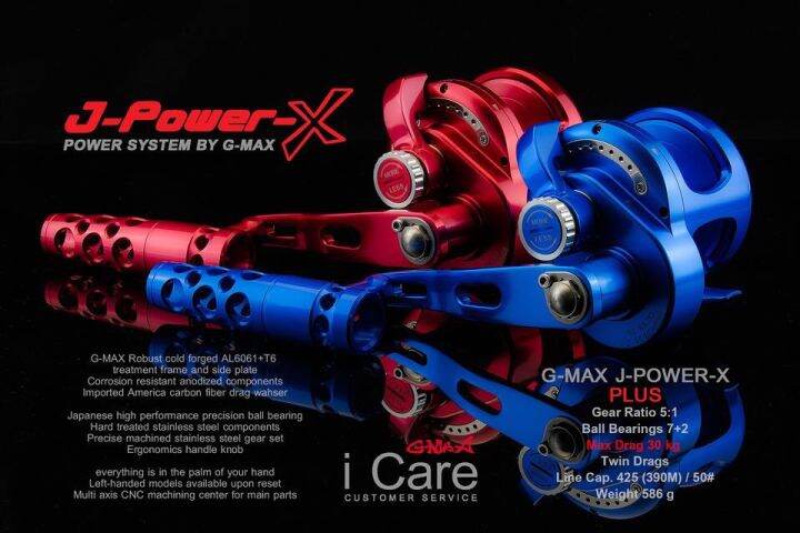 Gmax j power x 2020 รอกเบทสายทึกทน เบรคหนัก | Lazada.co.th
