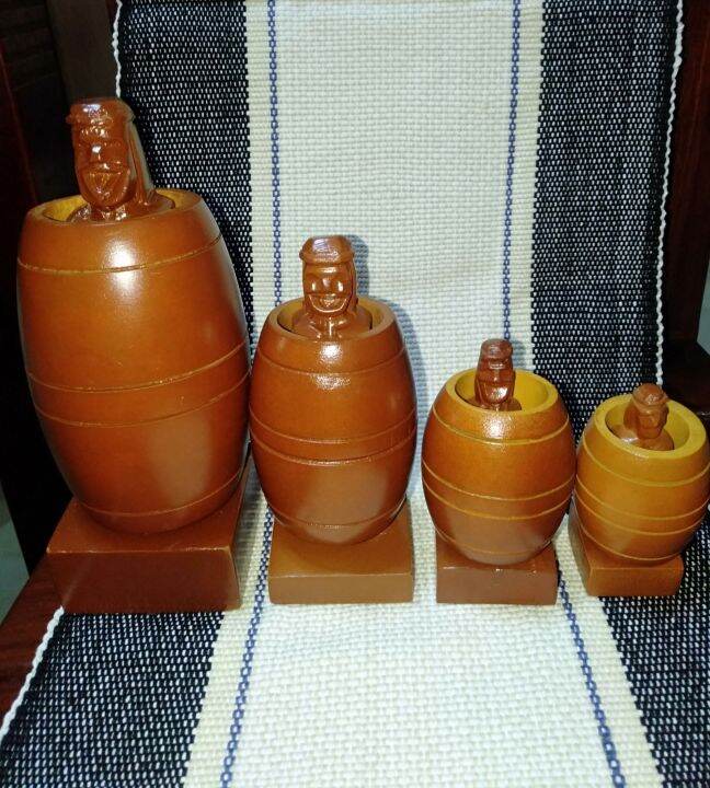 Wooden Barrel Man | Lazada PH