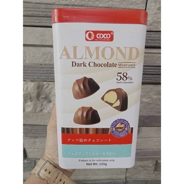 Coco Almond 58% Dark Chocolate 125g | Lazada PH