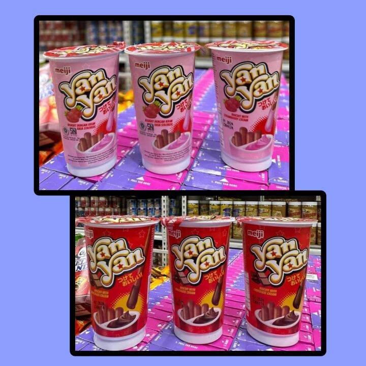 IMPORTED MEIJI YAN YAN CHOCO | STRAWBERRY x 3 | Lazada PH