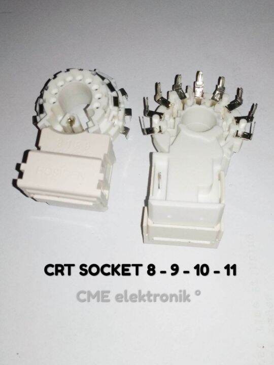 CRT Socket Soket RGB Tv Tabung Leher Besar Dan Kecil PIN 6 - 7 - 8 - 9 ...